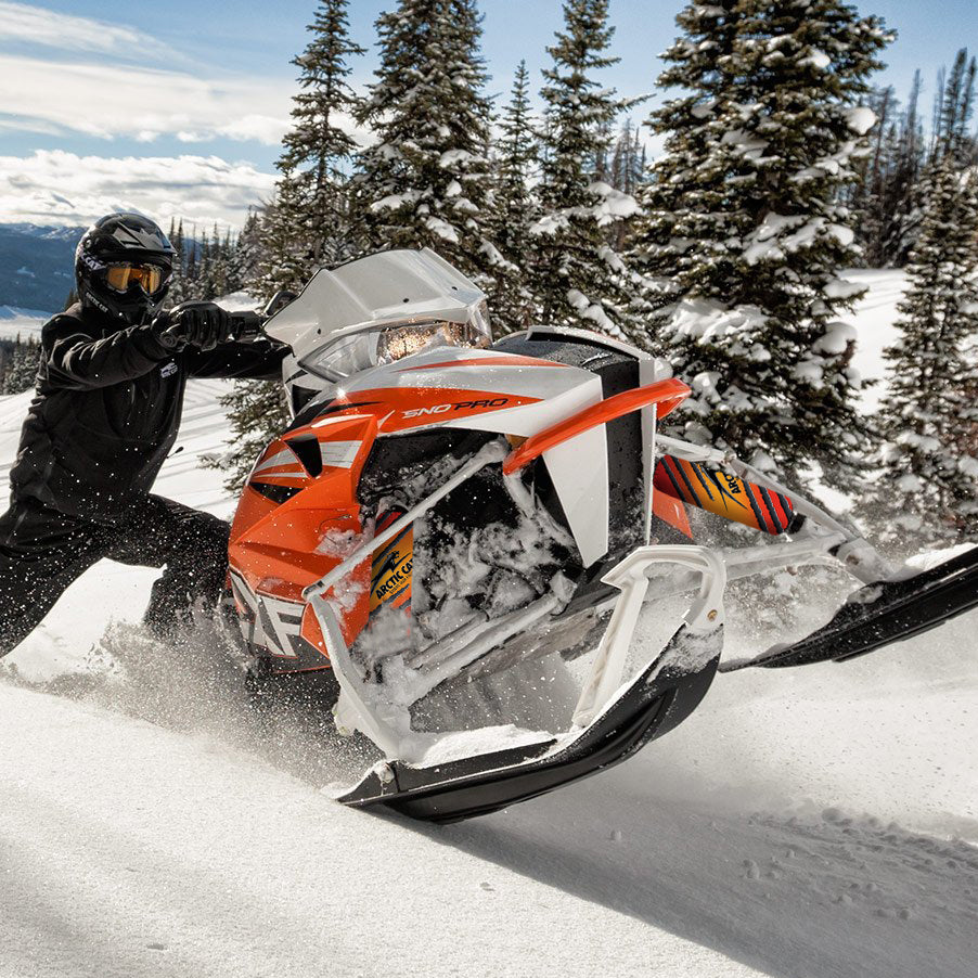 Orange Arctic Cat Sled Shock Protector Covers Snowmobile (Set of 2) NE ...