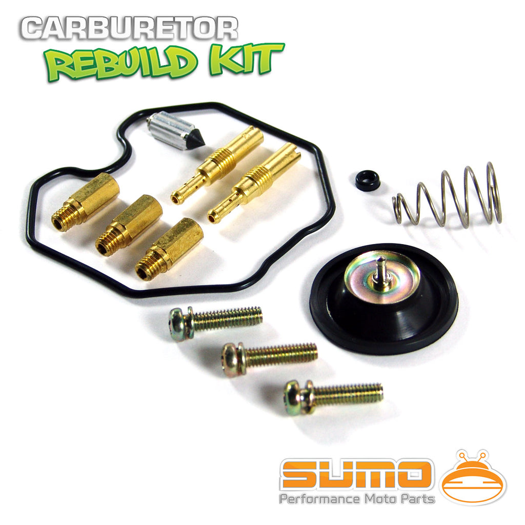 Honda Carburetor Rebuild Carb + Air Cut Off Valve Repair Kit Set XR400 ...